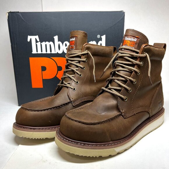Timberland PRO | Shoes | Timberland Pro New Wedge 6 Soft Toe Moctoe Coconut Brown Mens 2 A5sxh ...